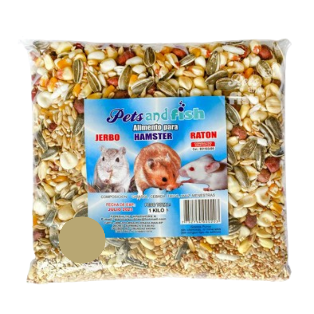 Alimento para Hámster, jerbo y ratón 500 g – Lokipet